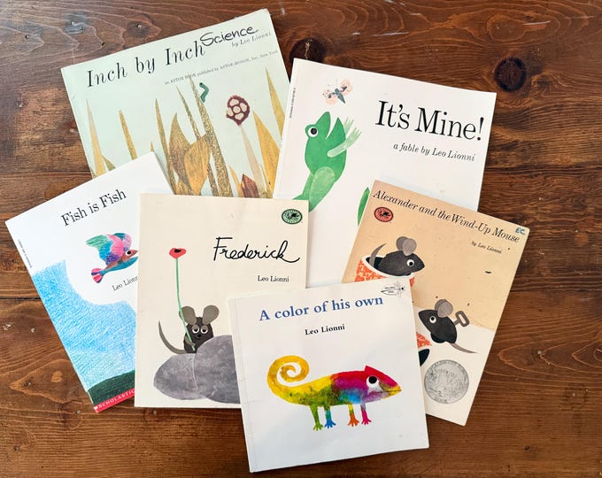 Leo Lionni Book Bundle Children's Picture Book Bundle Homeschool ...