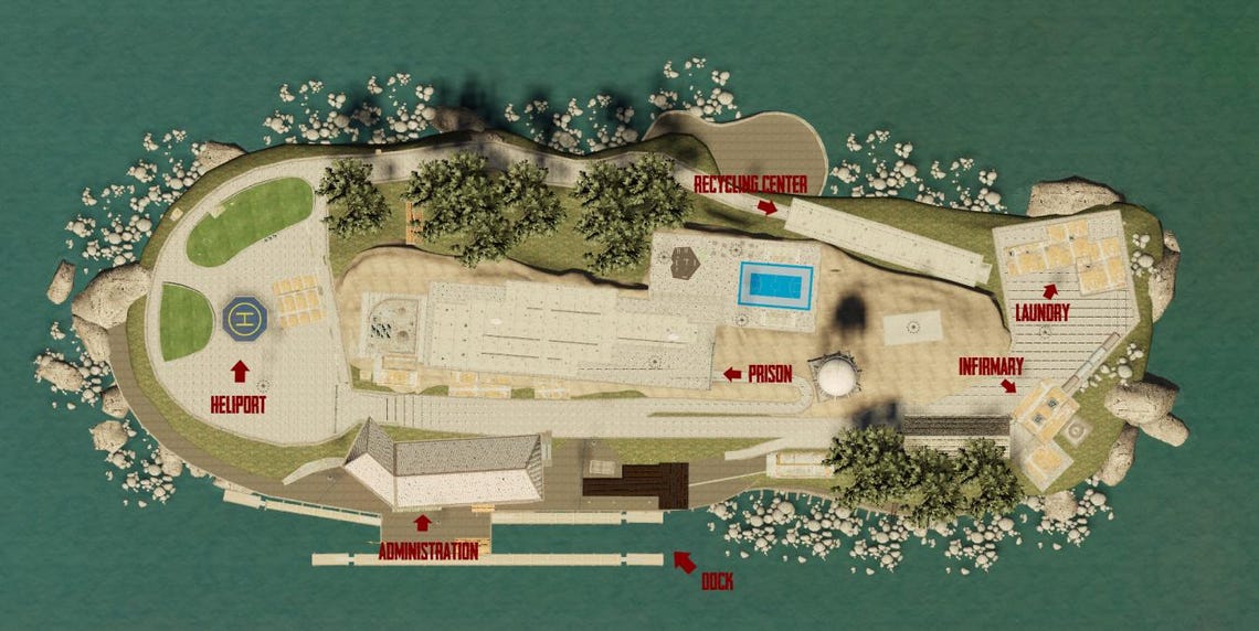 Fivem Mlo Alcatraz Island Prison – RP High-security Jail Map | Island ...