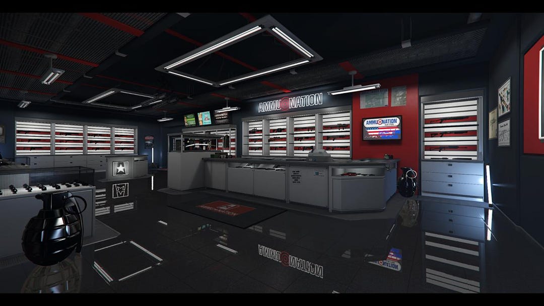 MLO Ammu-nation | Fivem Gun Store Interior | Custom Ammunition Shop for ...