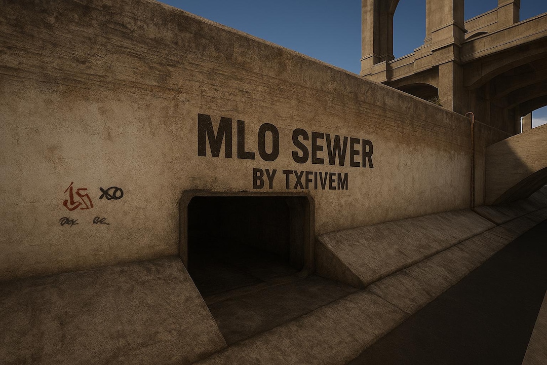 MLO Sewer Fivem | Underground Sewer Map | Txfivem MLO Interior | Fivem ...