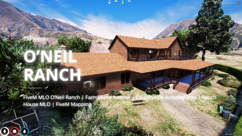 Fivem MLO O’neil Ranch | Farmhouse Interior | Countryside Roleplay Map ...