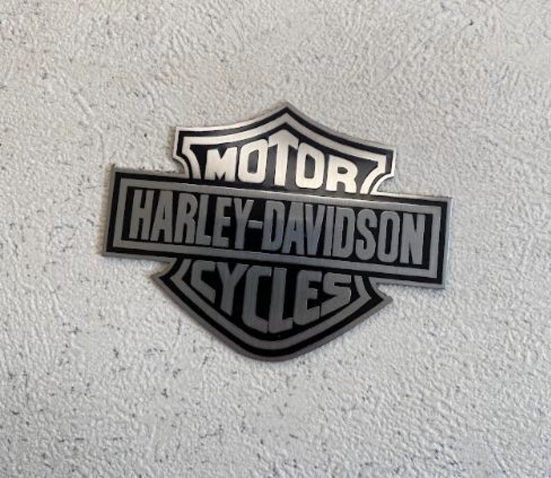 Harley-davidson Motor Bar & Shield Metal Emblem – Motorcycle Badge ...