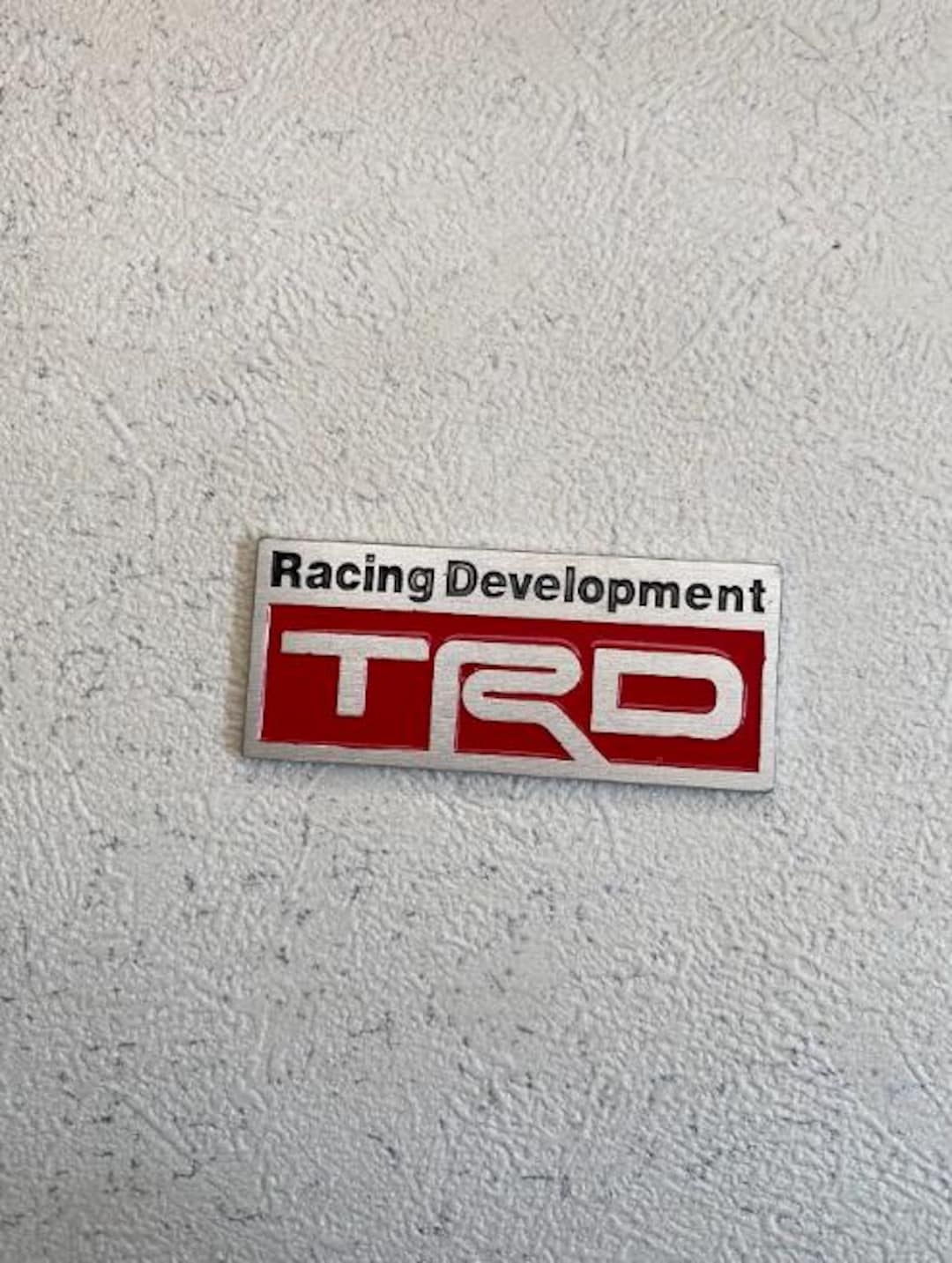 TRD Racing Development Emblem Badge | JDM Toyota Logo Plate | Car ...
