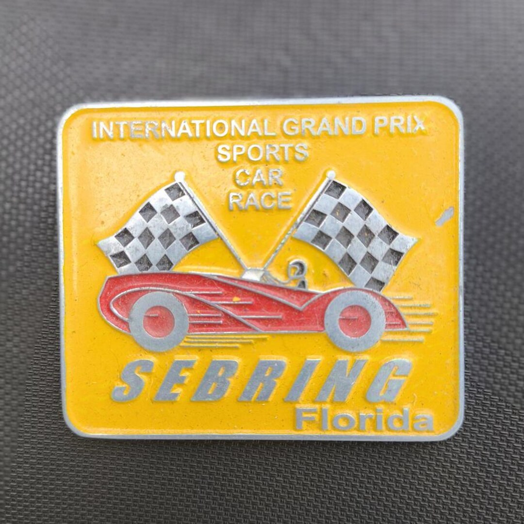 Vintage International Sport Car Race Sebeing Florida Badge Emblem ...