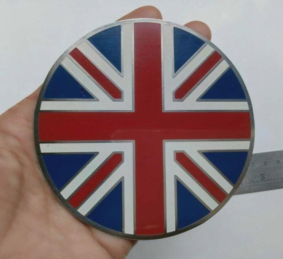 Vintage Emblem Badge Motorcycle Badge Flag British Placca Plakette ...