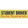 Student Driver Magnet Funny Teen Driver Car Sign 10x3 Magnetic Bumper ...