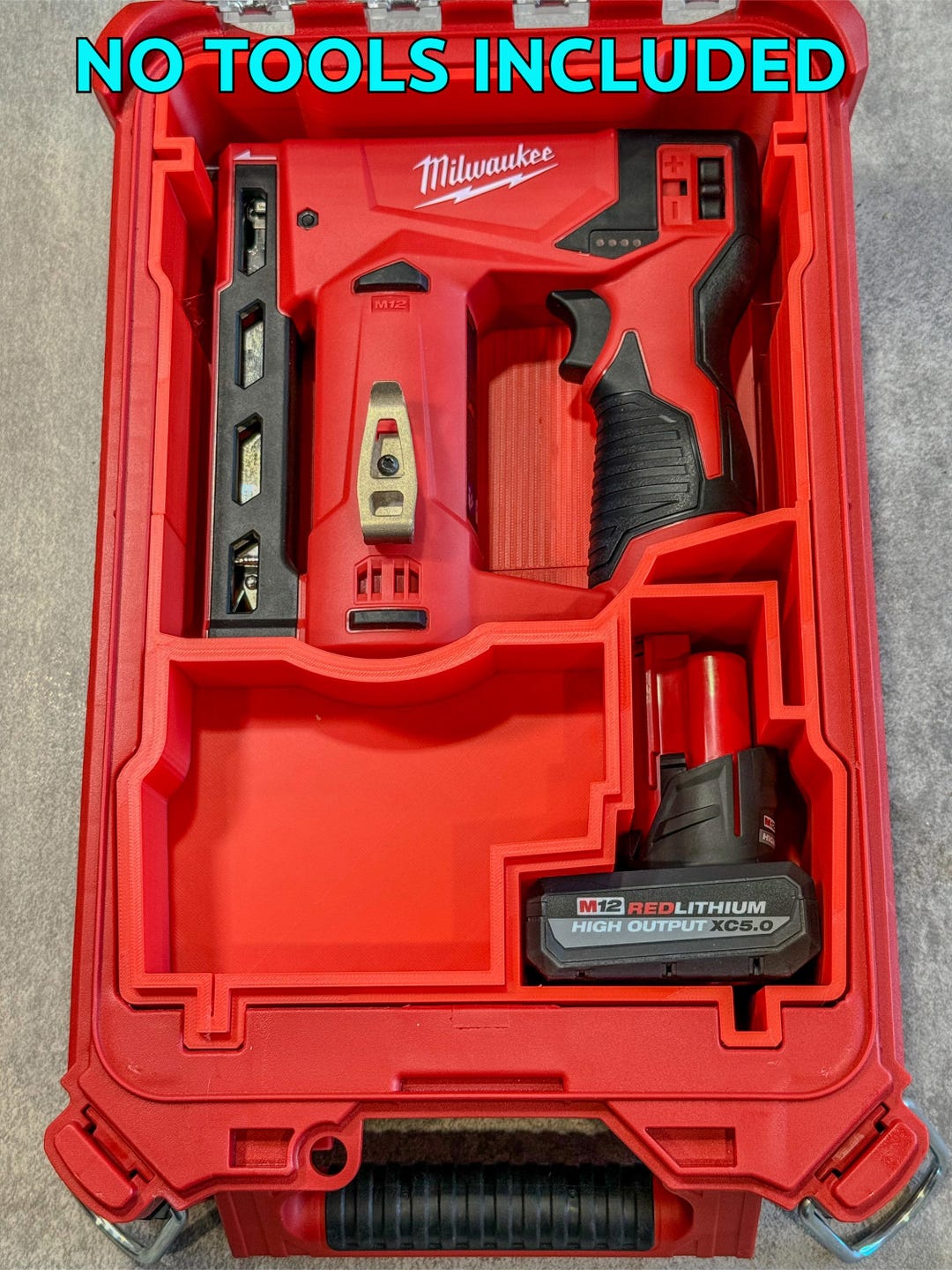 Milwaukee M12™ 3/8" Crown Stapler Pack Max Organizer Insert - Etsy
