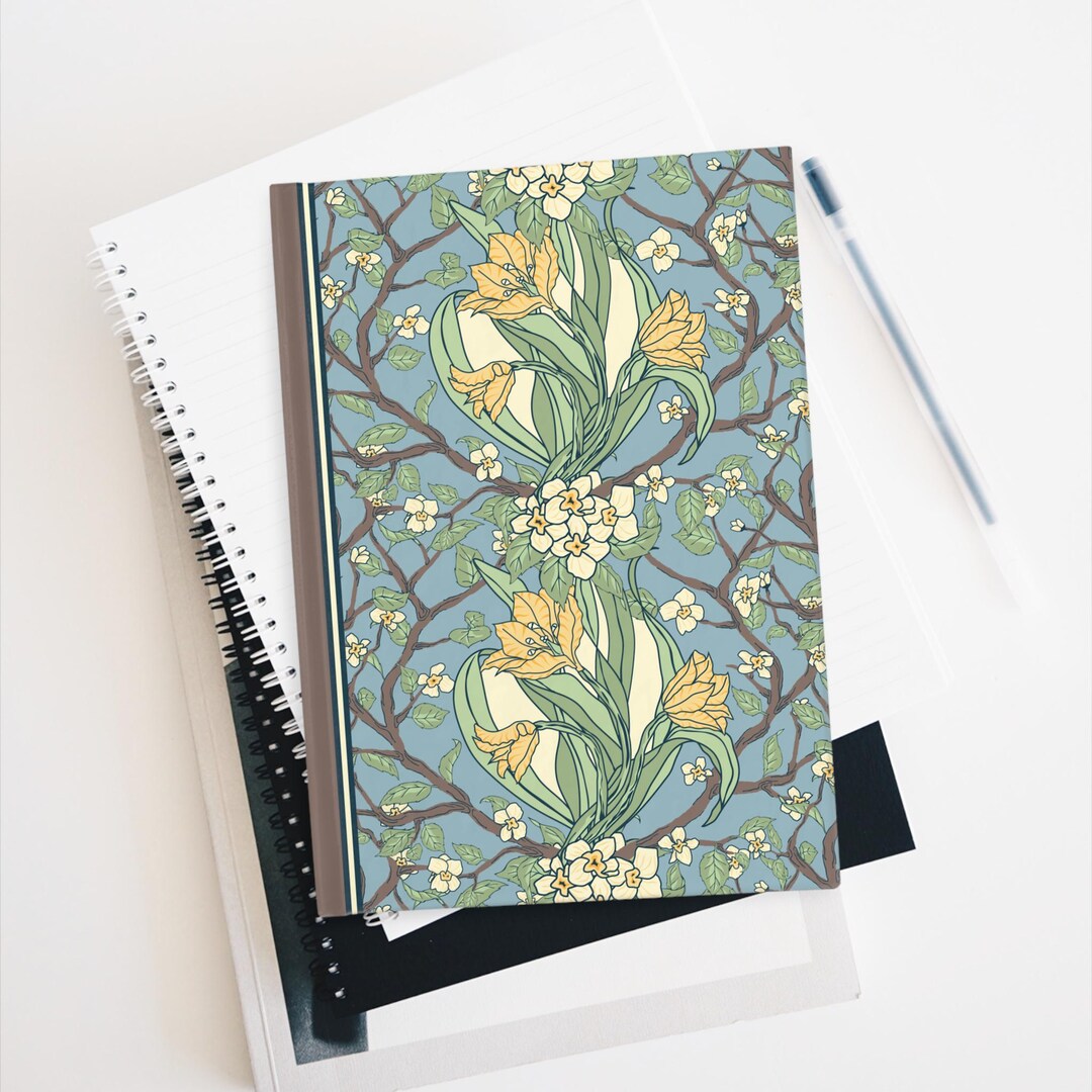 May Lily & Hawthorne Journal | Light Blue and Creamy Yellow Birth ...