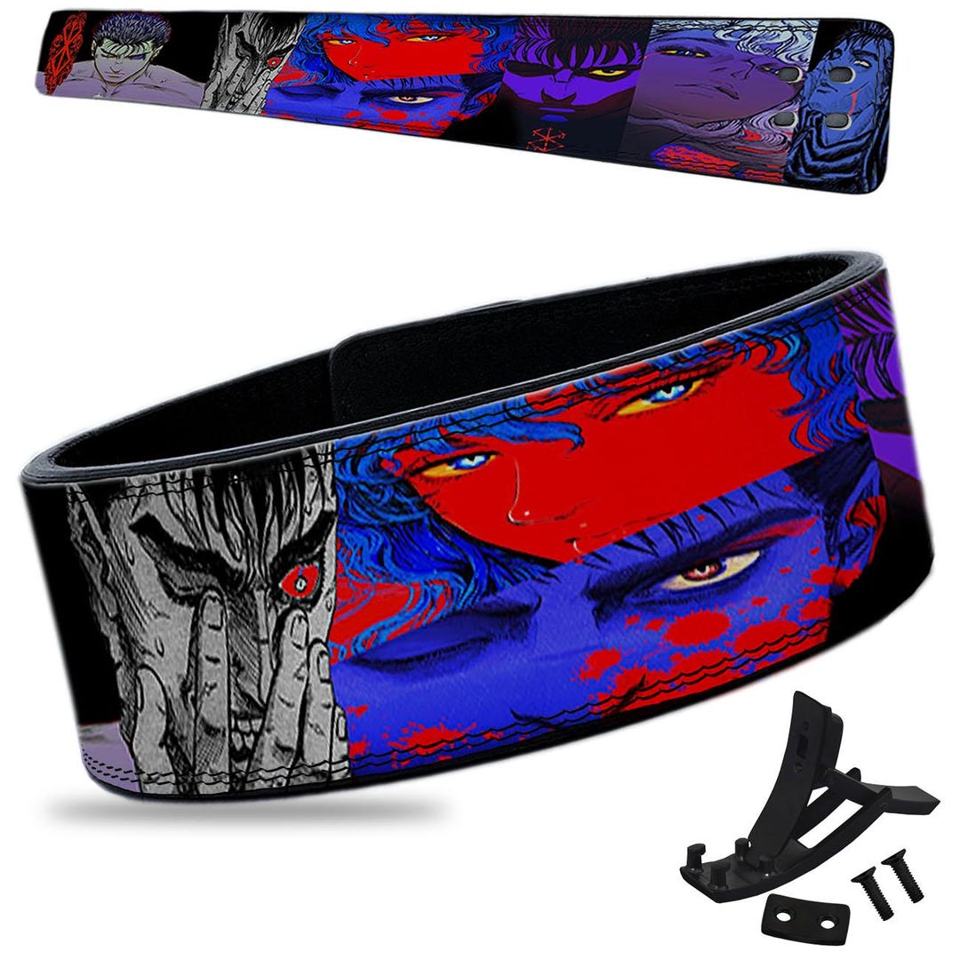 Berserk Anime Lever Belt: Custom Leather Weightlifting Belt for ...