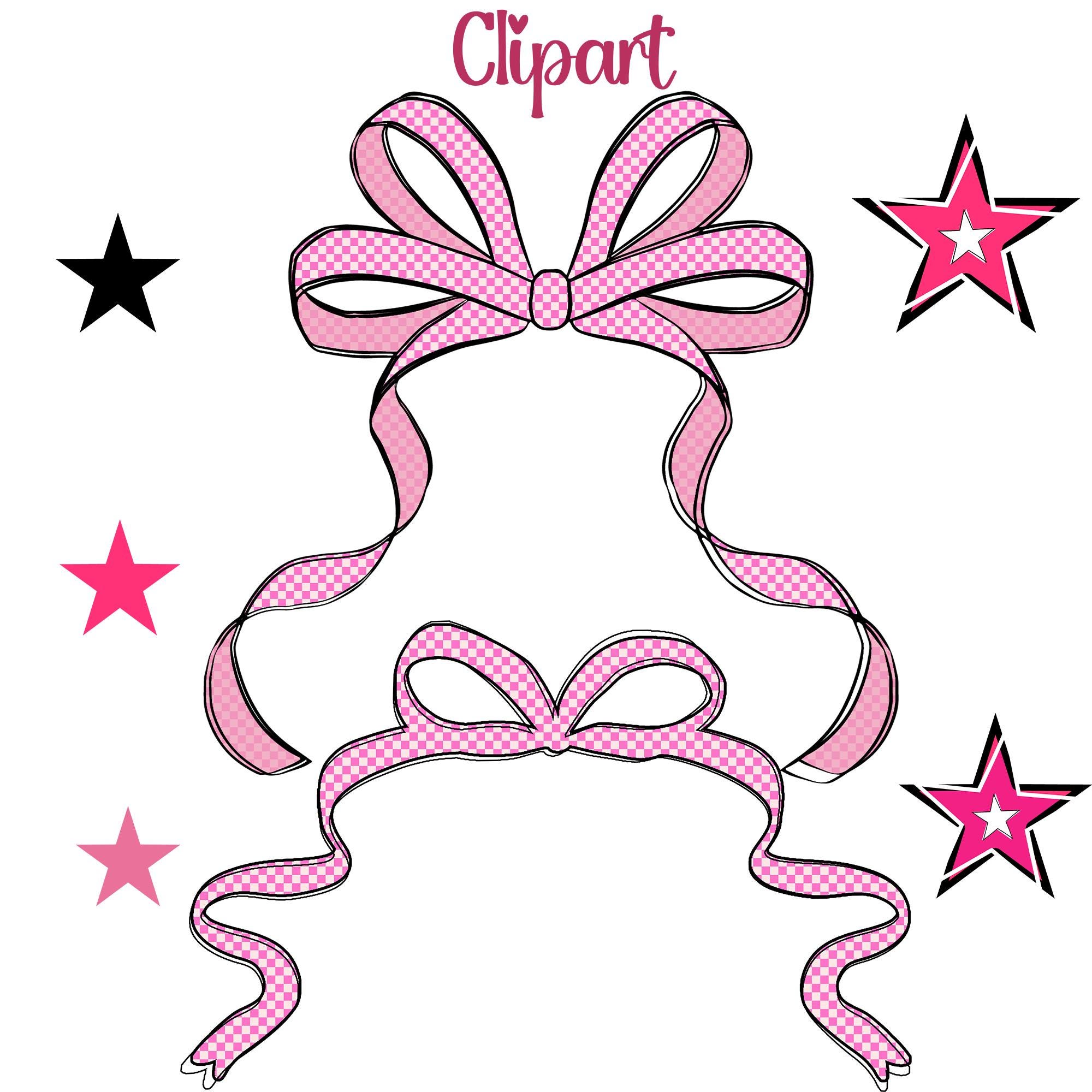 Preppy Alphabet PNG, Pink Leopard and Checkerboard Letters With Stars ...