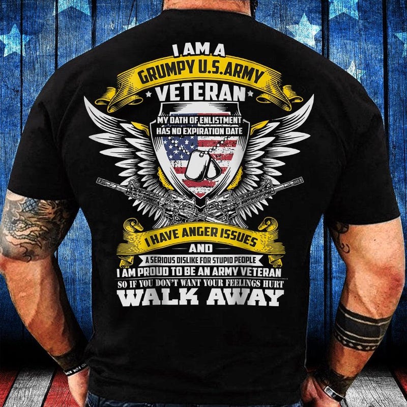 Grumpy Old Army Veteran - Etsy