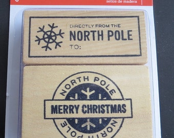 North Pole Stamp | Etsy