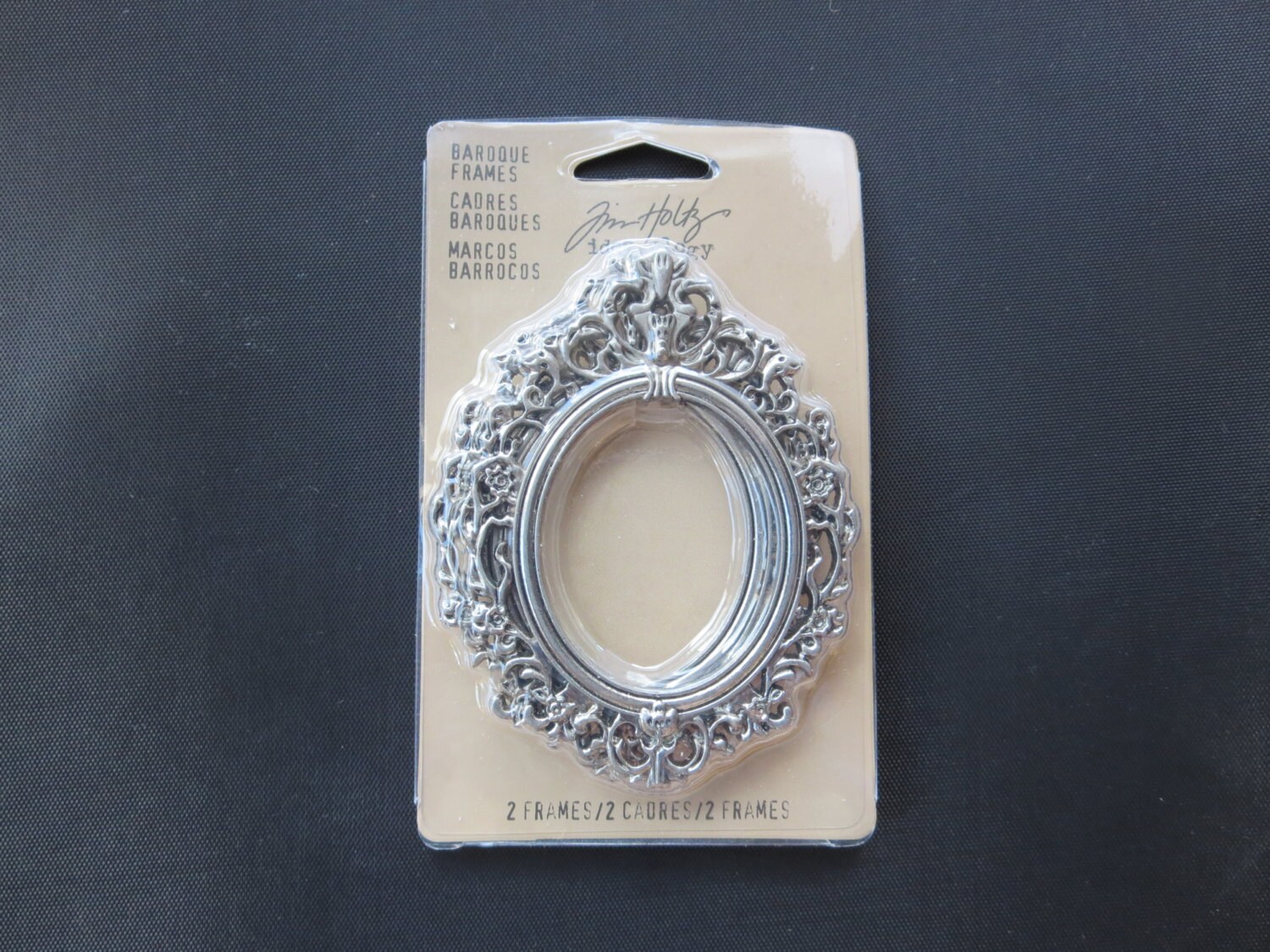 Tim Holtz -Idea-Ology Baroque Frames 2.25X3 2/Pkg - TH93267