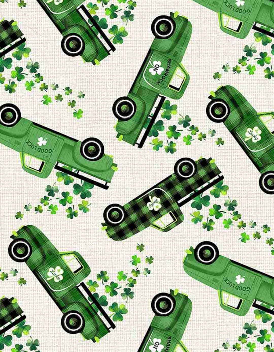 ST Patricks Good Luck Trucks GAIL-C1029 CREAM - Etsy
