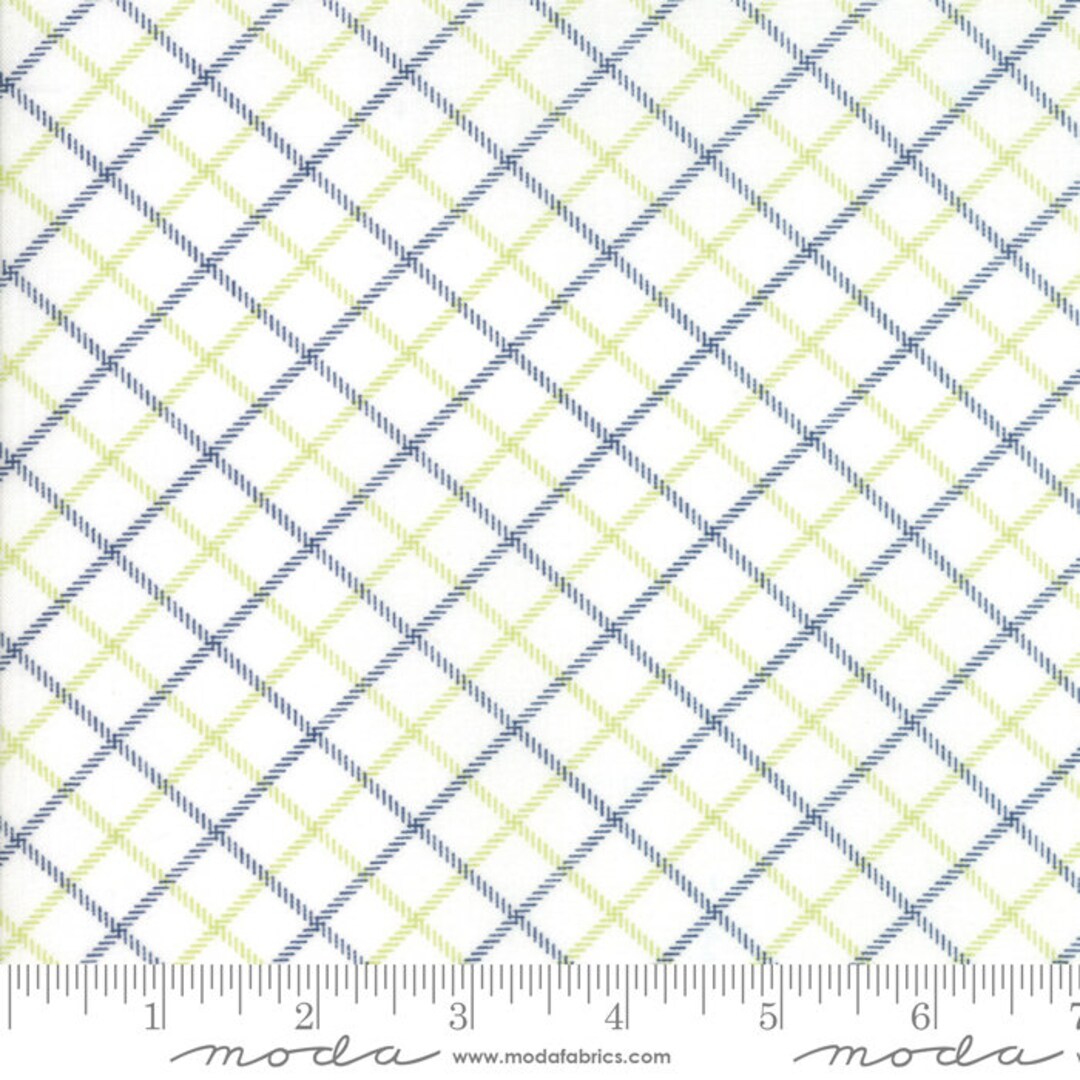 Bonnie Camille Smitten Fabric -bias Plaid Navy 5517527 - Etsy