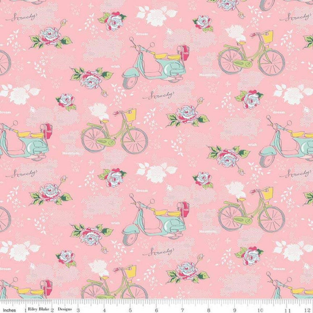 Riley Blake Someday Main Pink C7910 - Etsy
