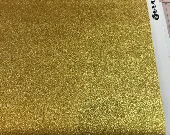 End of Bolt 1 Yard - Windham Fabrics - Metallic Gold Fabric - 38934M-1 ...