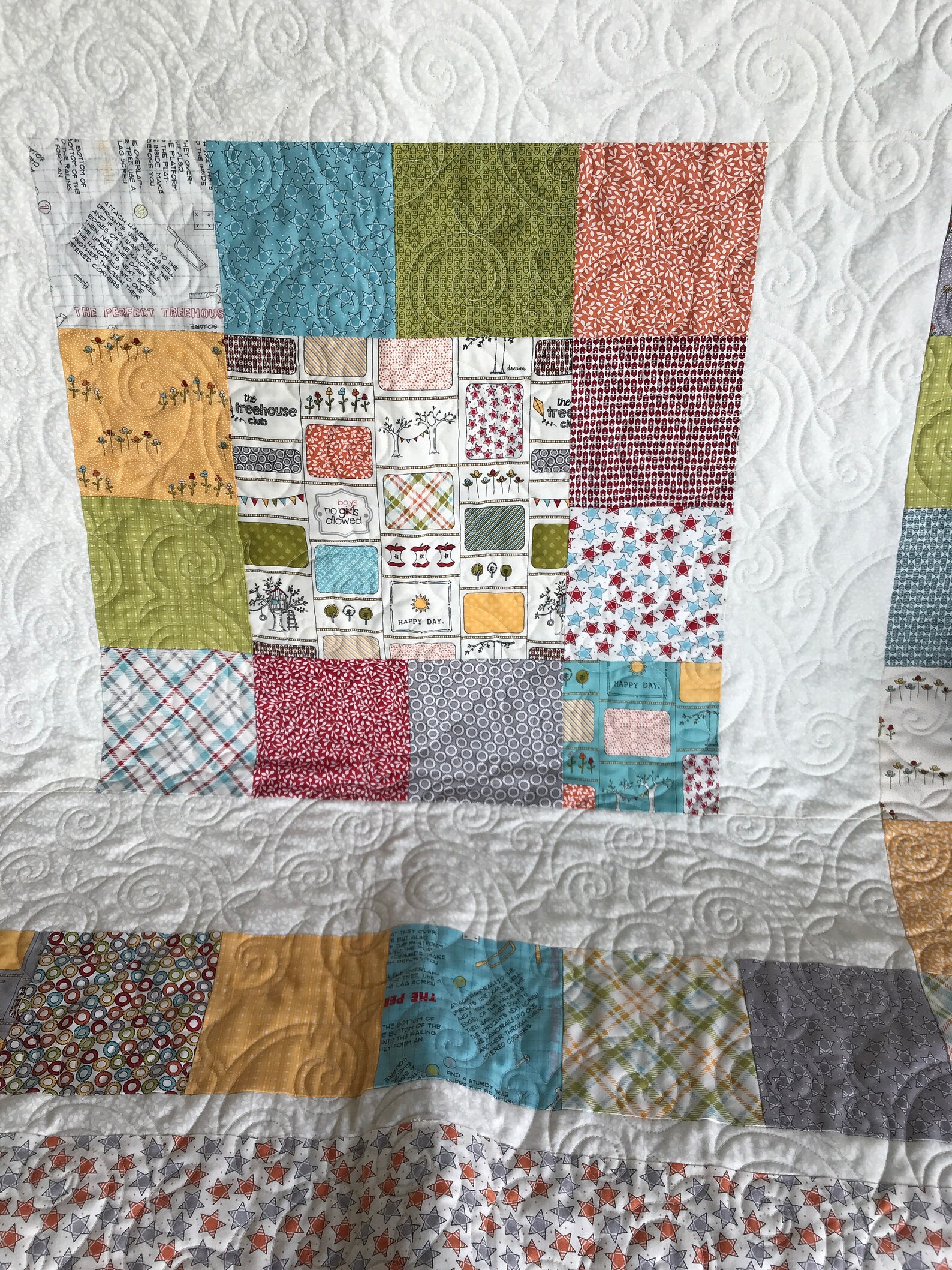 Homemade the Treehouse Club Baby Quilt | Etsy