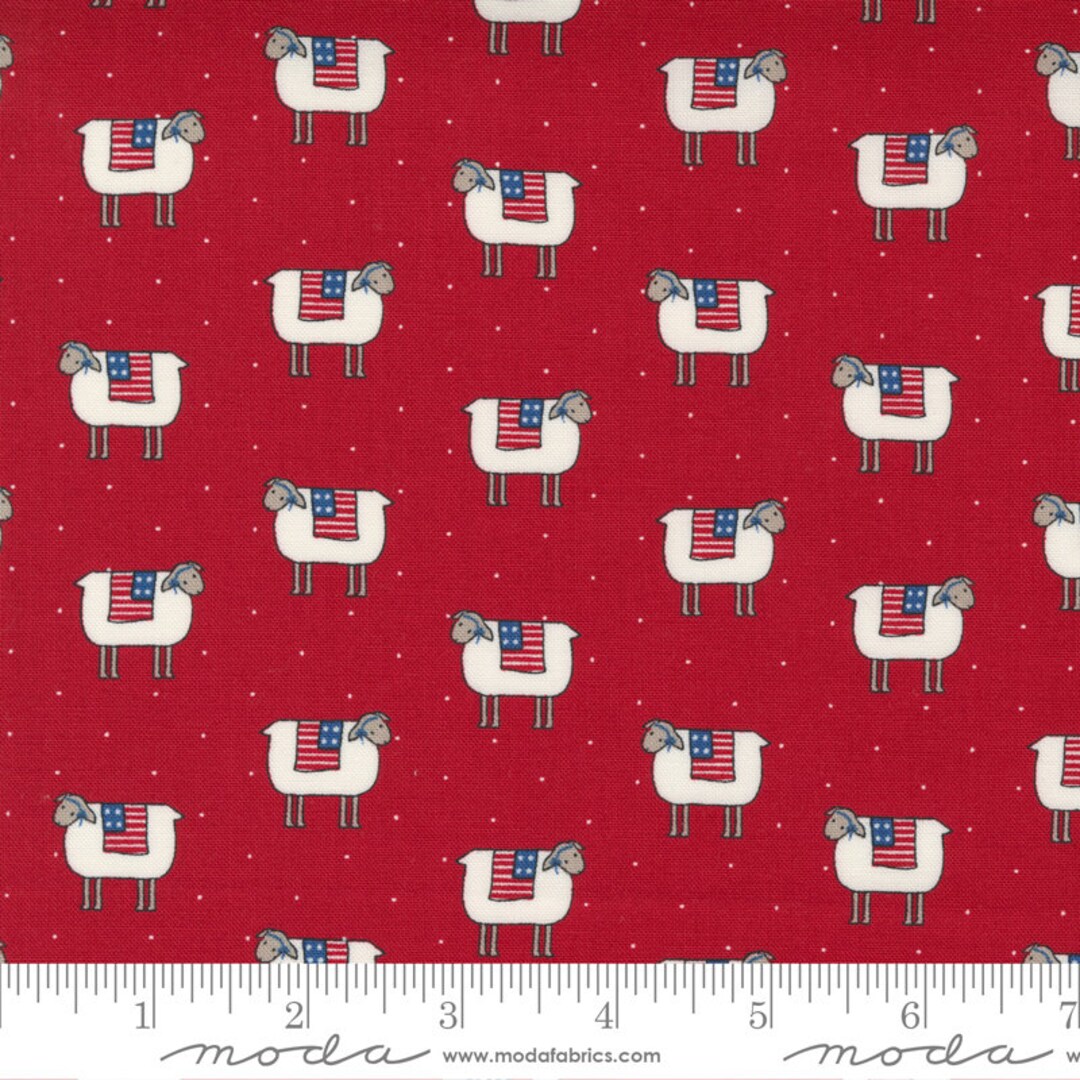 Moda Prairie Days Prairie Friends Sheep Flag Tiere - Etsy Österreich
