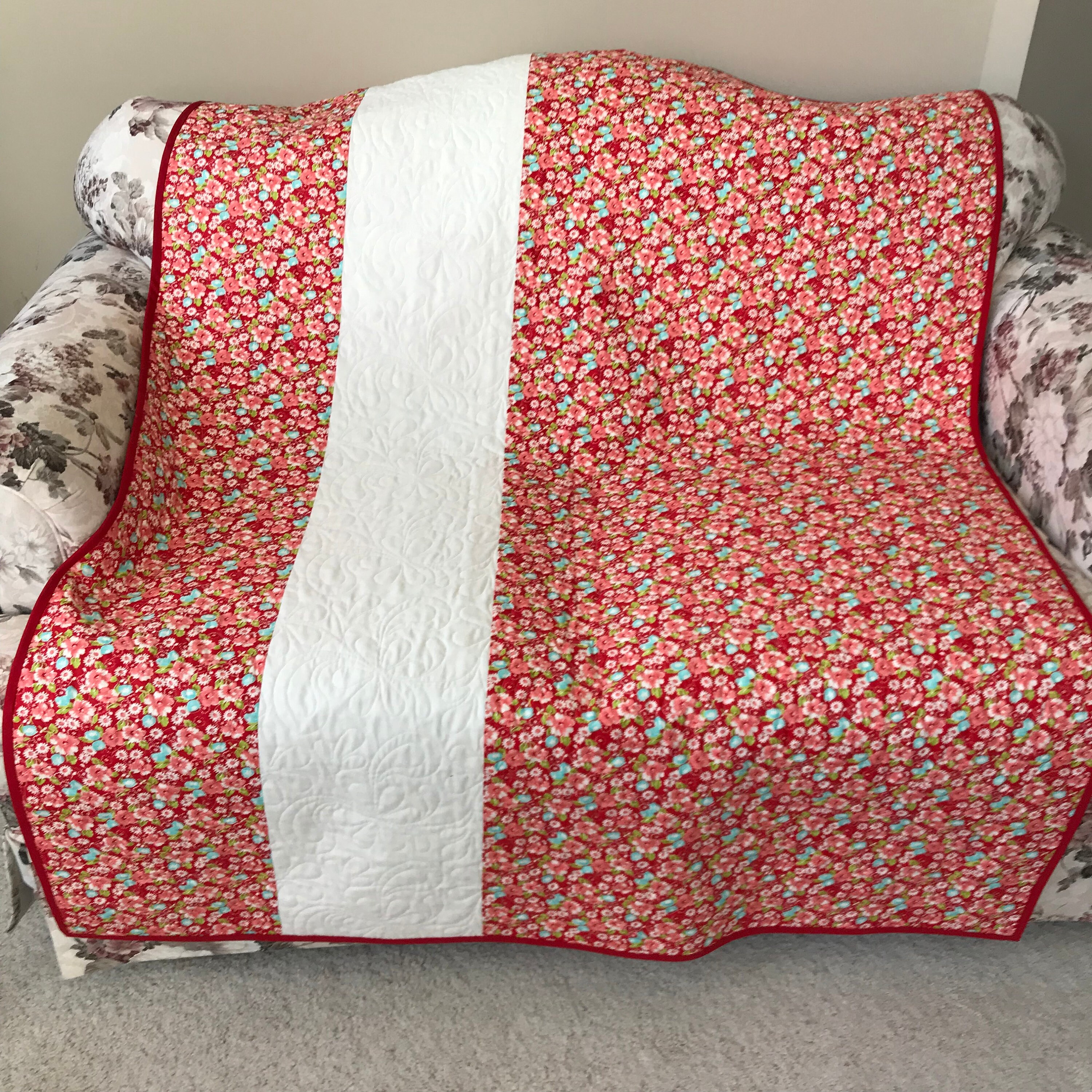 Little Ruby Quilt - Homemade Quilt
