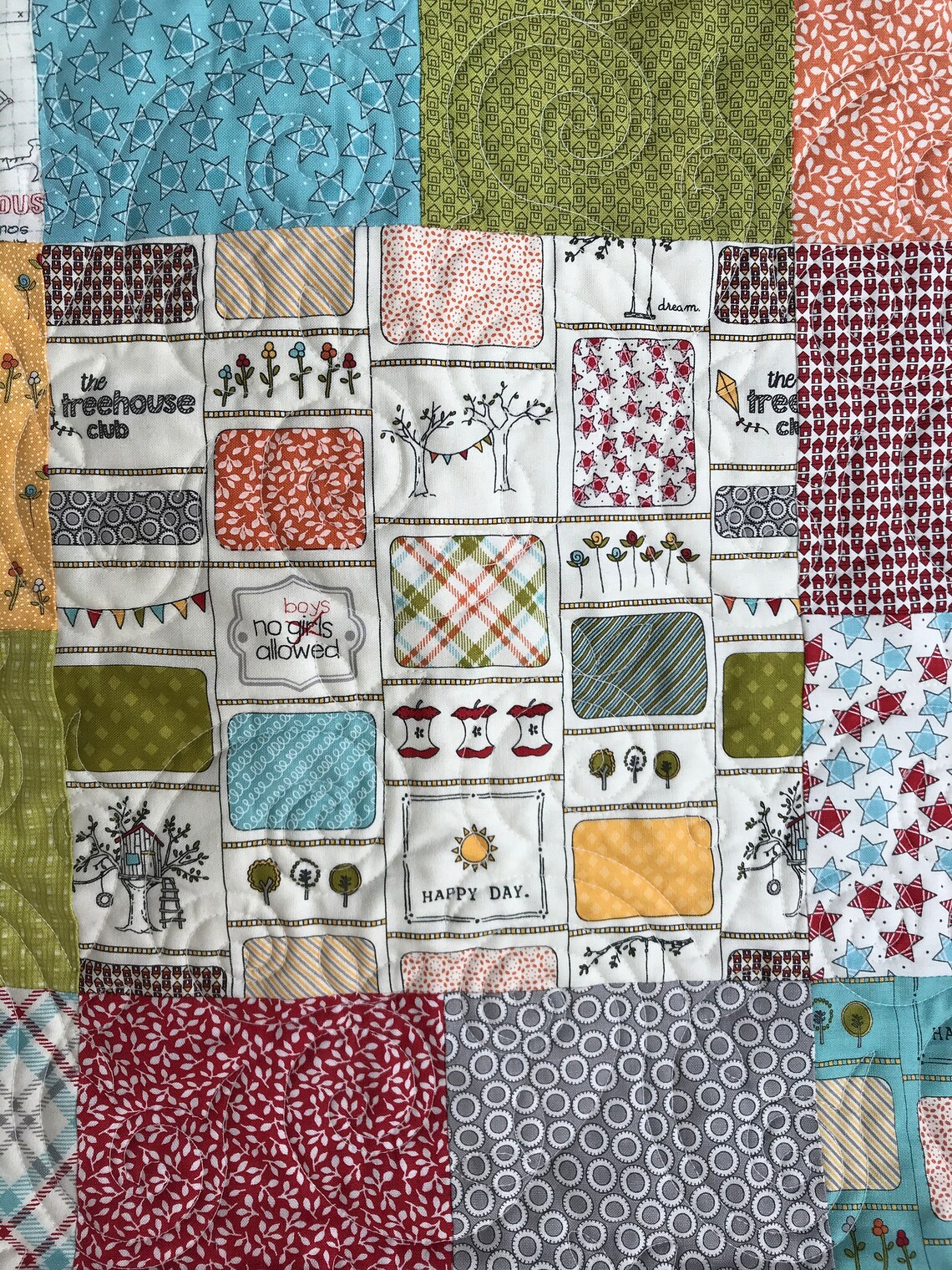 Homemade the Treehouse Club Baby Quilt - Etsy
