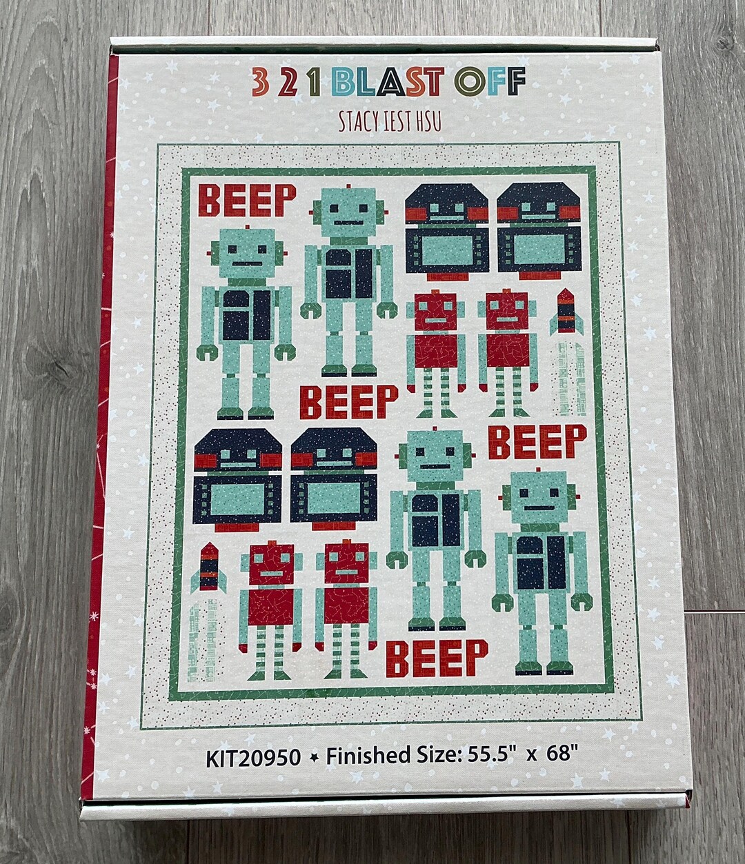 Beep Beep - 321 Blast off Kit by Stacy Iest Hsu for Moda Kit 20950 - Etsy