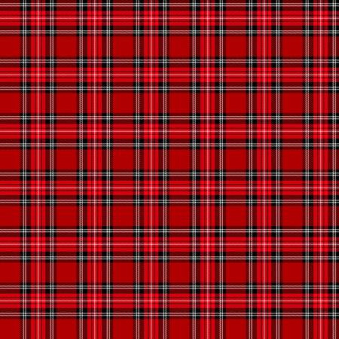 Michael Miller City of London - Red Windsor Plaid CX11675-RED - Etsy