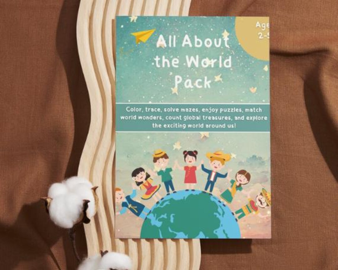 Premium All About the World Activity Pack for Toddlers & Preschoolers ...
