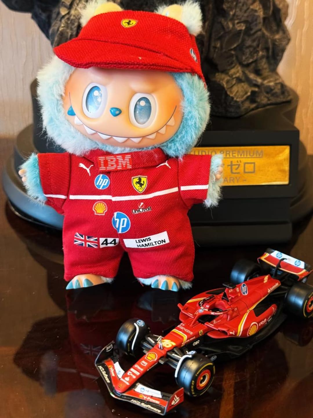 Labubu Clothes F1 Ferrari Team Outfits Sets for 17cm Art Doll,labubu ...