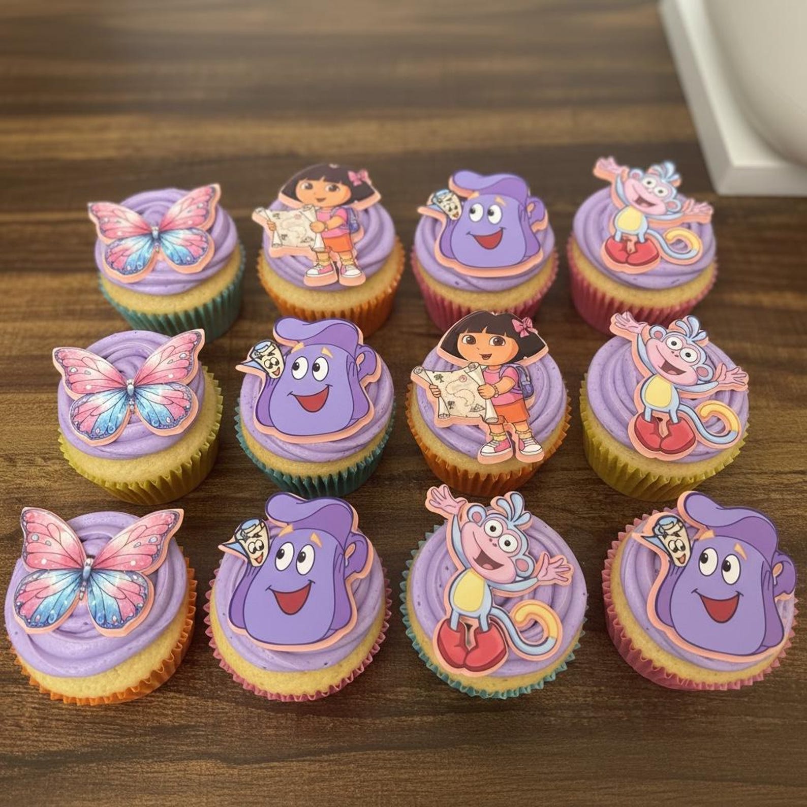 Décorations pour cupcakes Dora - Etsy France