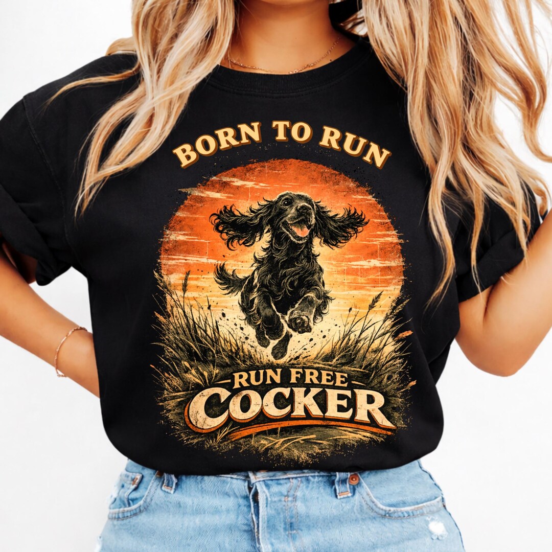 Comfort Color Cocker Spaniel Shirt, Dog Sweater, Hunting Season Shirt ...