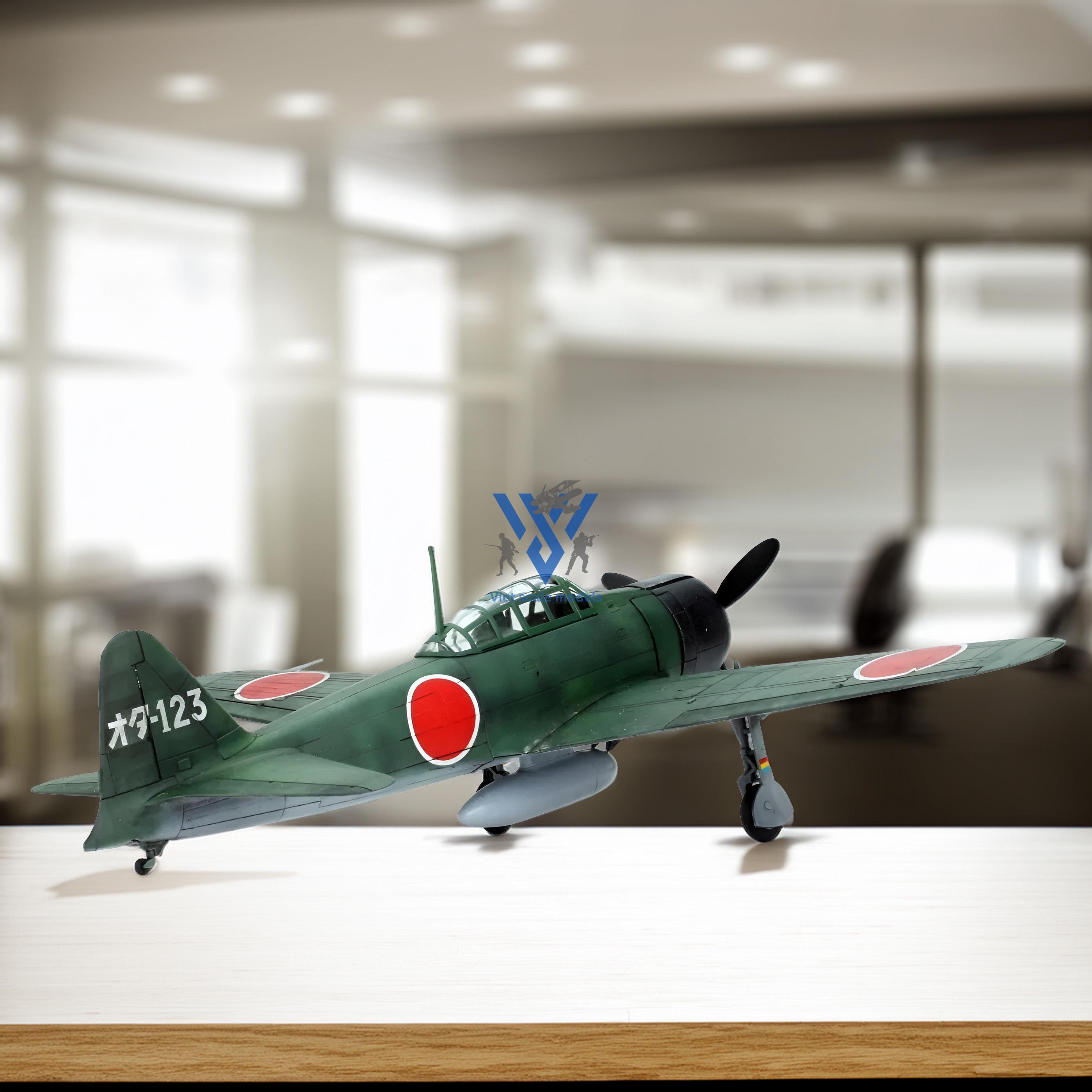 Fujimi A6M2 Zero Type 21 1:48 Built Model | WWII Japanese Aircraft ...