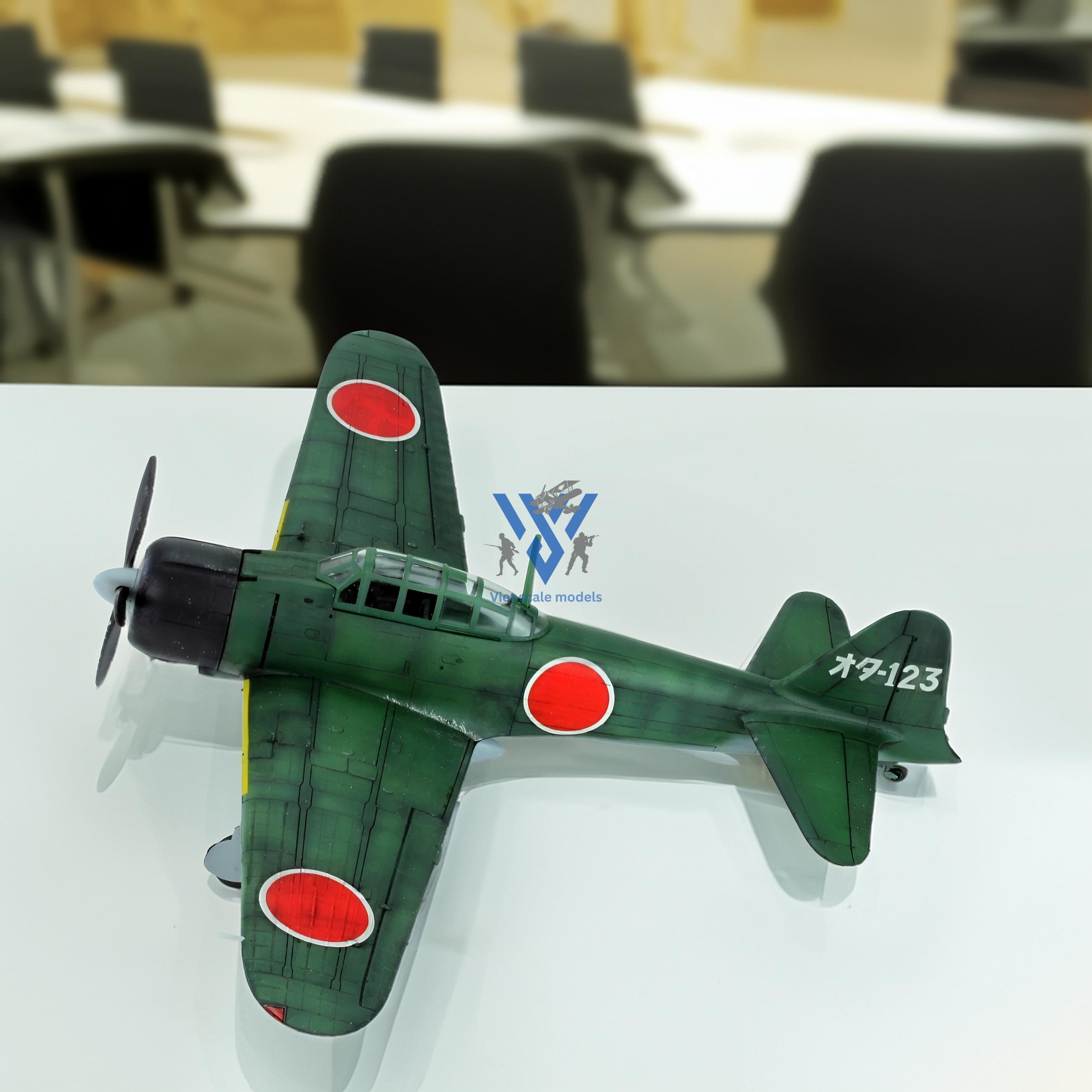 Fujimi A6M2 Zero Type 21 1:48 Built Model | WWII Japanese Aircraft ...