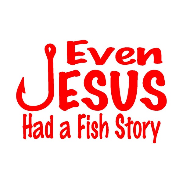 Jesus Fish Decal - Etsy