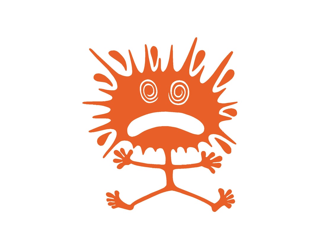 Splat Man Vinyl Window Decal Pick Your Size and Color - Etsy