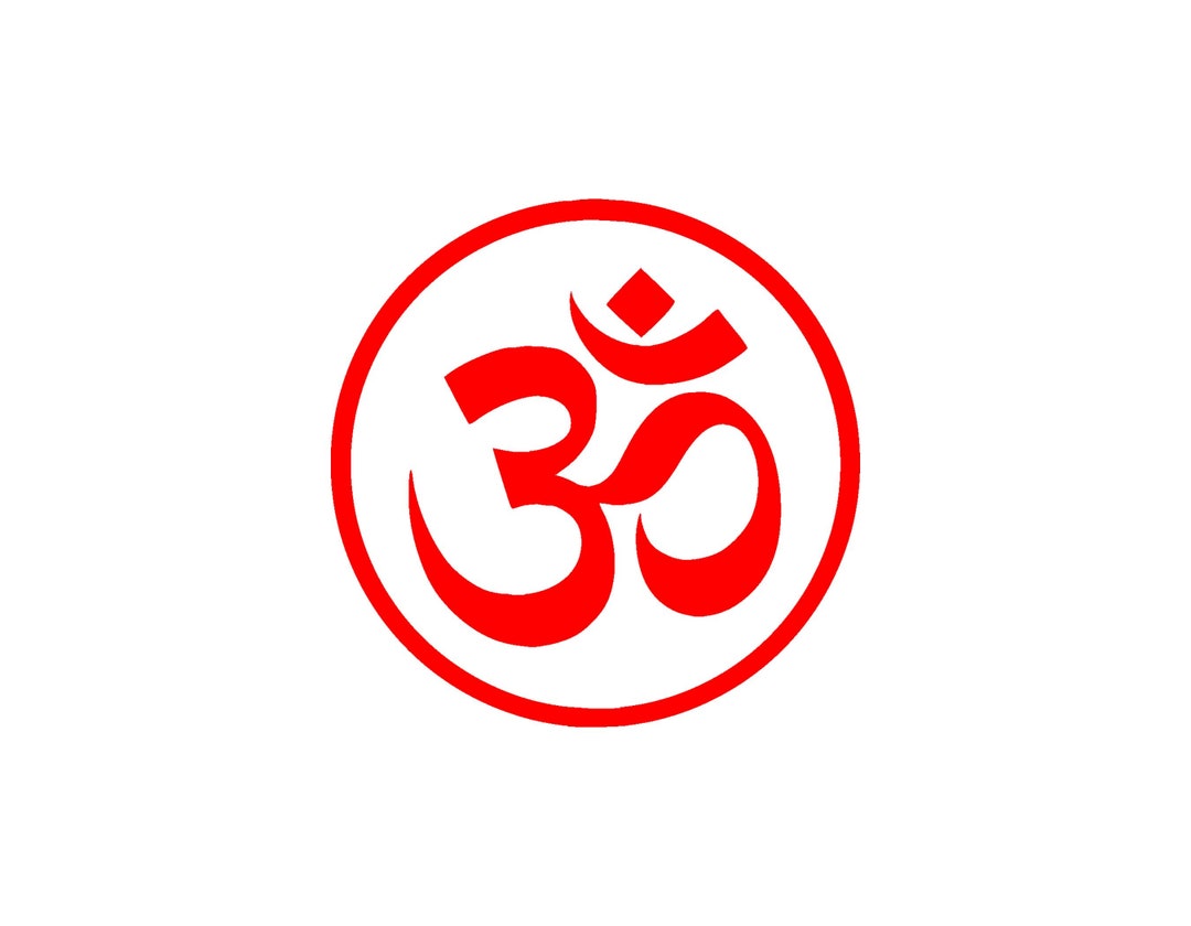 OM / AUM SYMBOL Vinyl Decal Pick Your Size and Color - Etsy