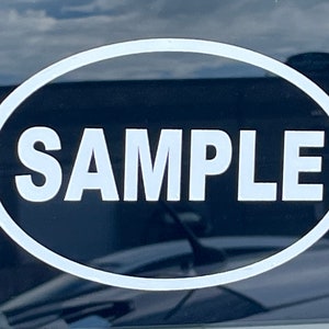 Smiley Face Vinyl Window Decals Avail in Several Sizes and Colors. - Etsy