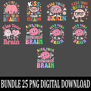Kiss Your Brain PNG, Funny Back to School Teacher Clipart, Sarcastic ...