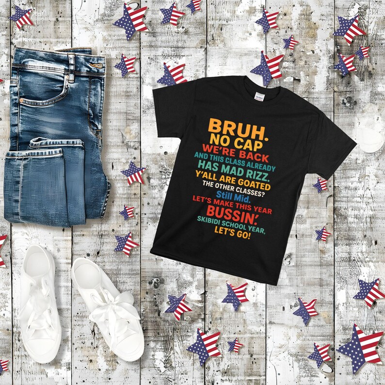 Bruh No Cap We’re Back PNG, Funny Gen Z Back to School Clipart, Mad ...