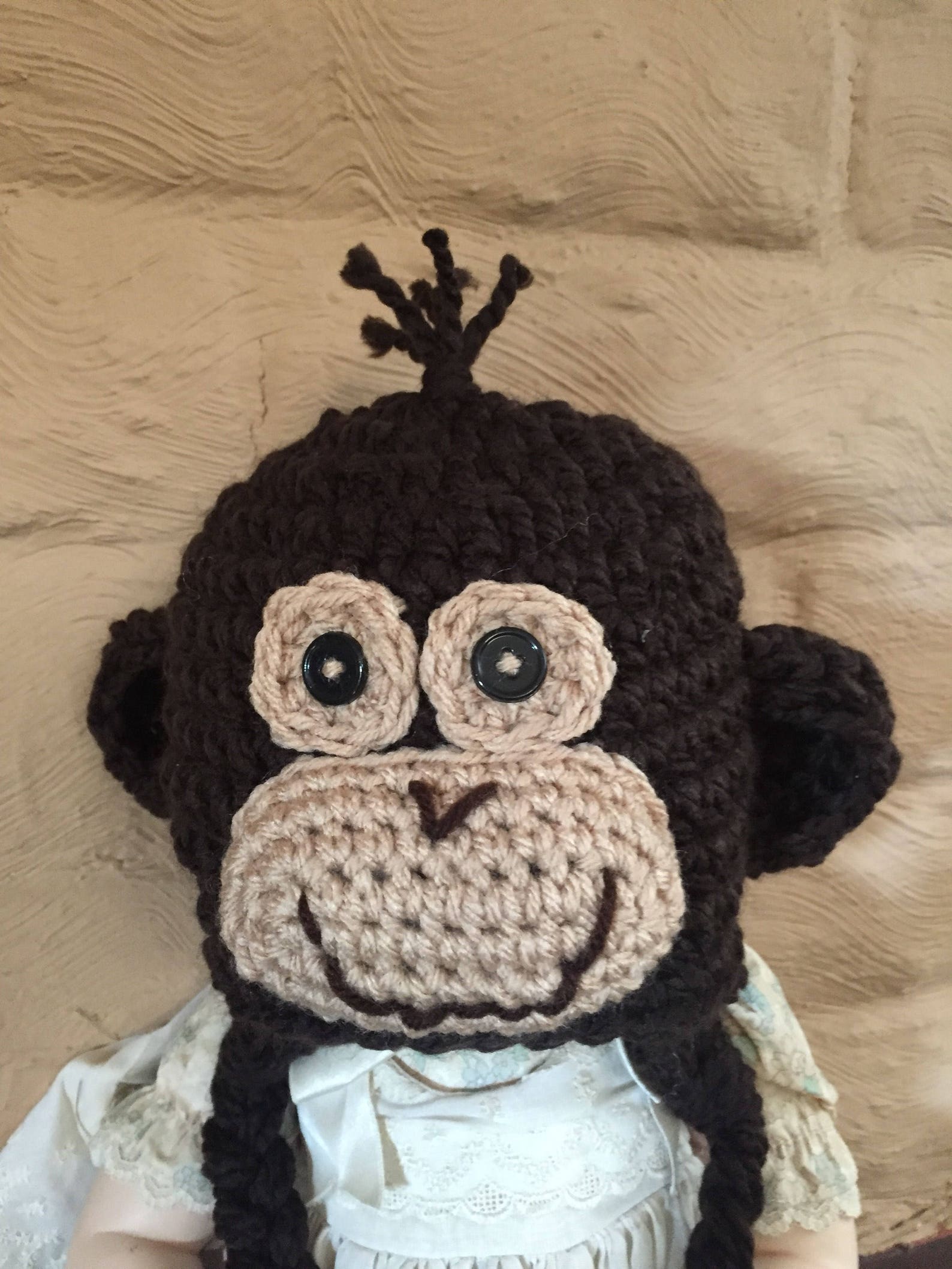 Monkey Hat - Etsy