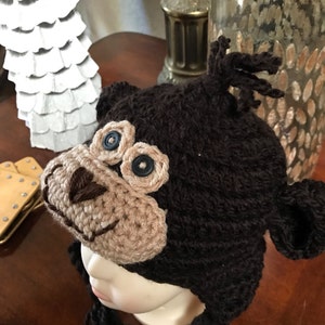 Monkey Hat - Etsy