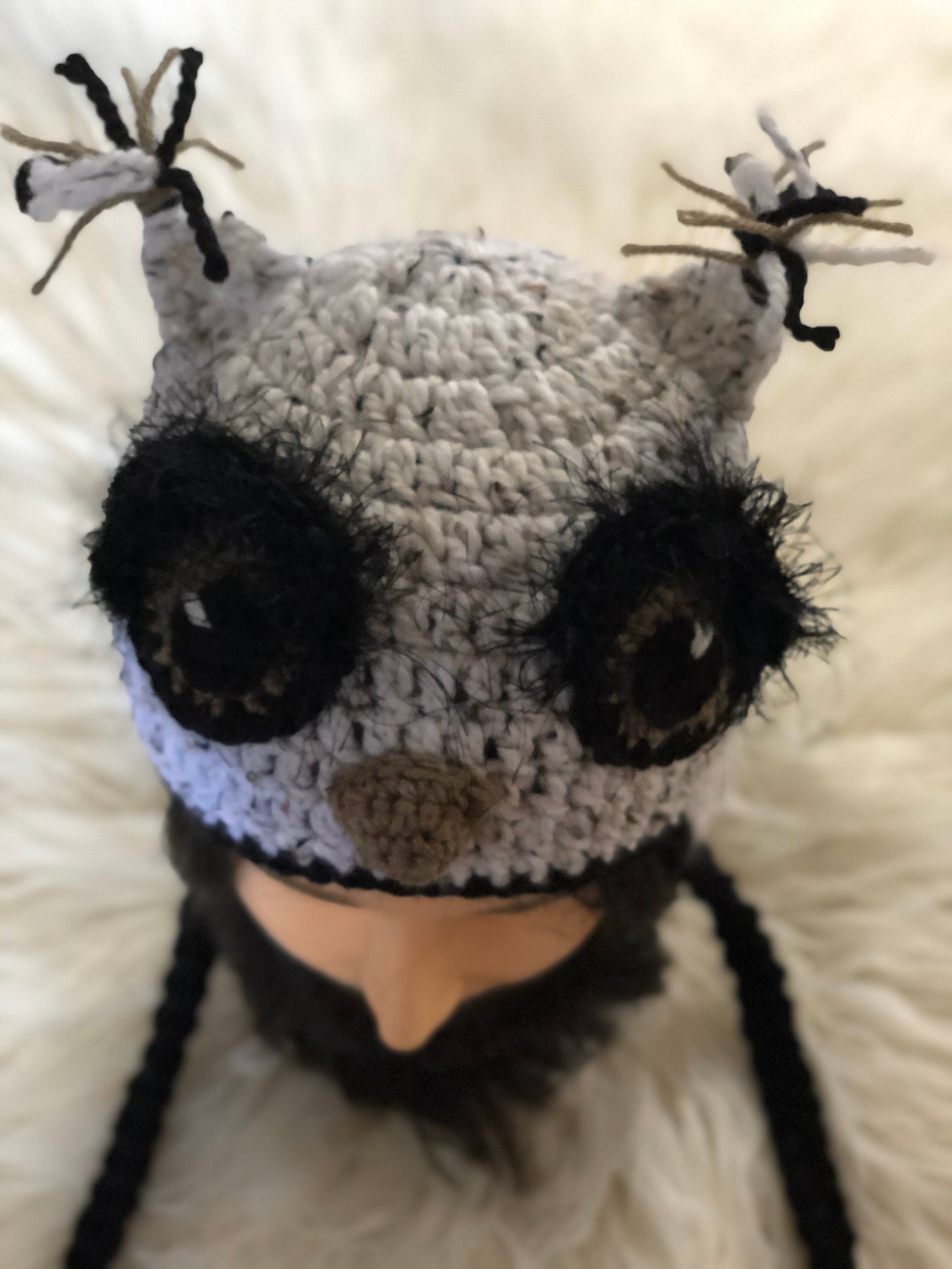 Snow Owl Hat Crochet Snow Owl Hat Snow Owl Crochet Hat Owl - Etsy