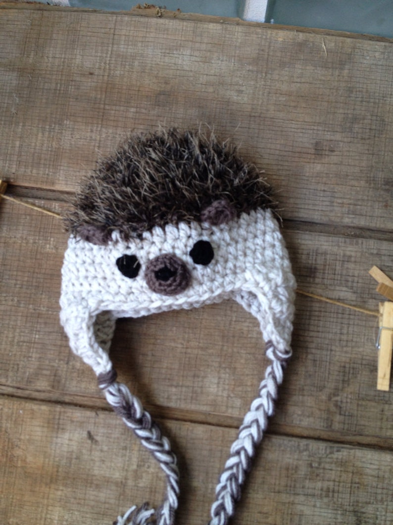 Hedgehog Crochet Hat Hedgehog Beanie Child's Hedgehog - Etsy