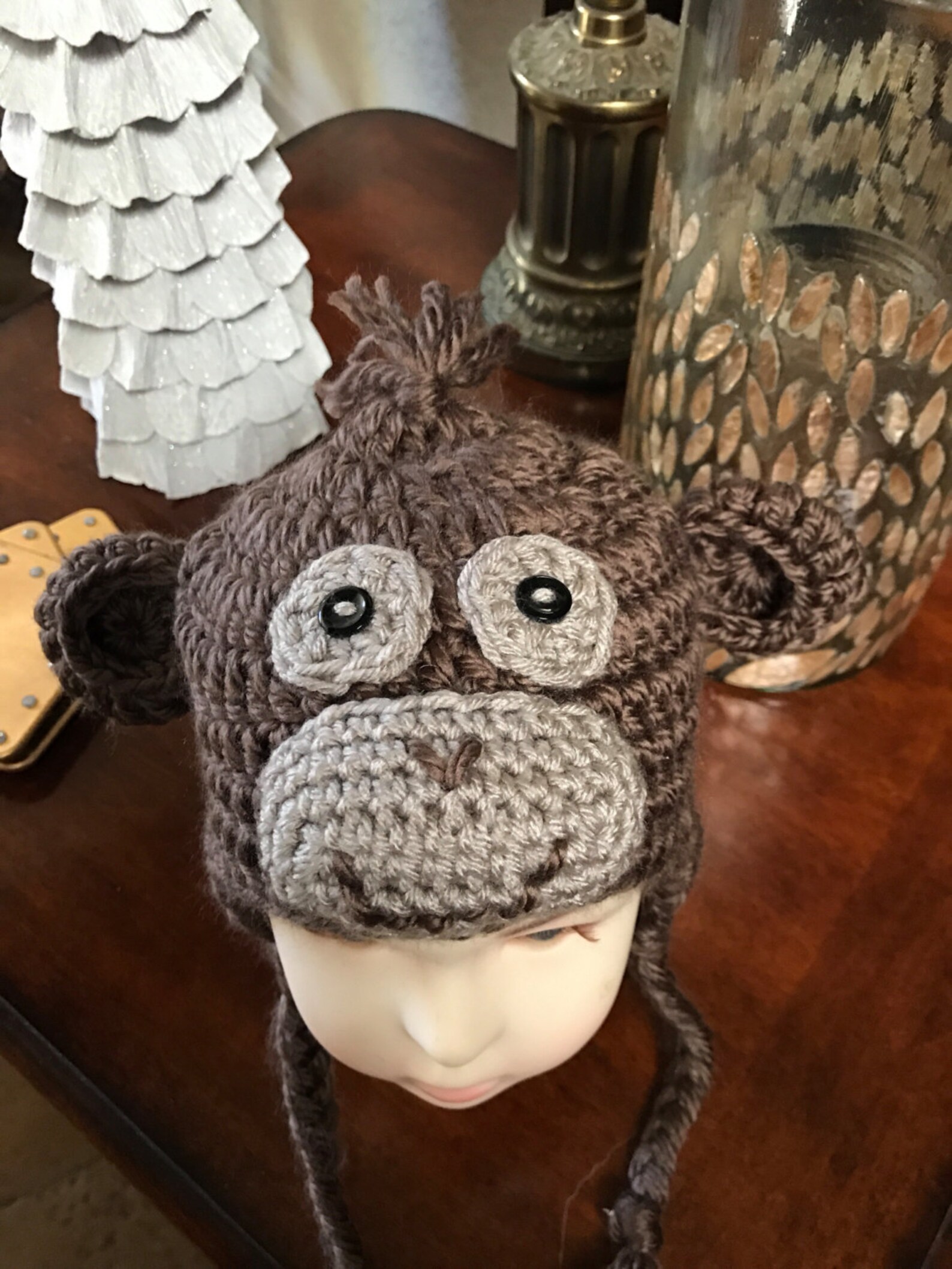 Monkey Hat - Etsy