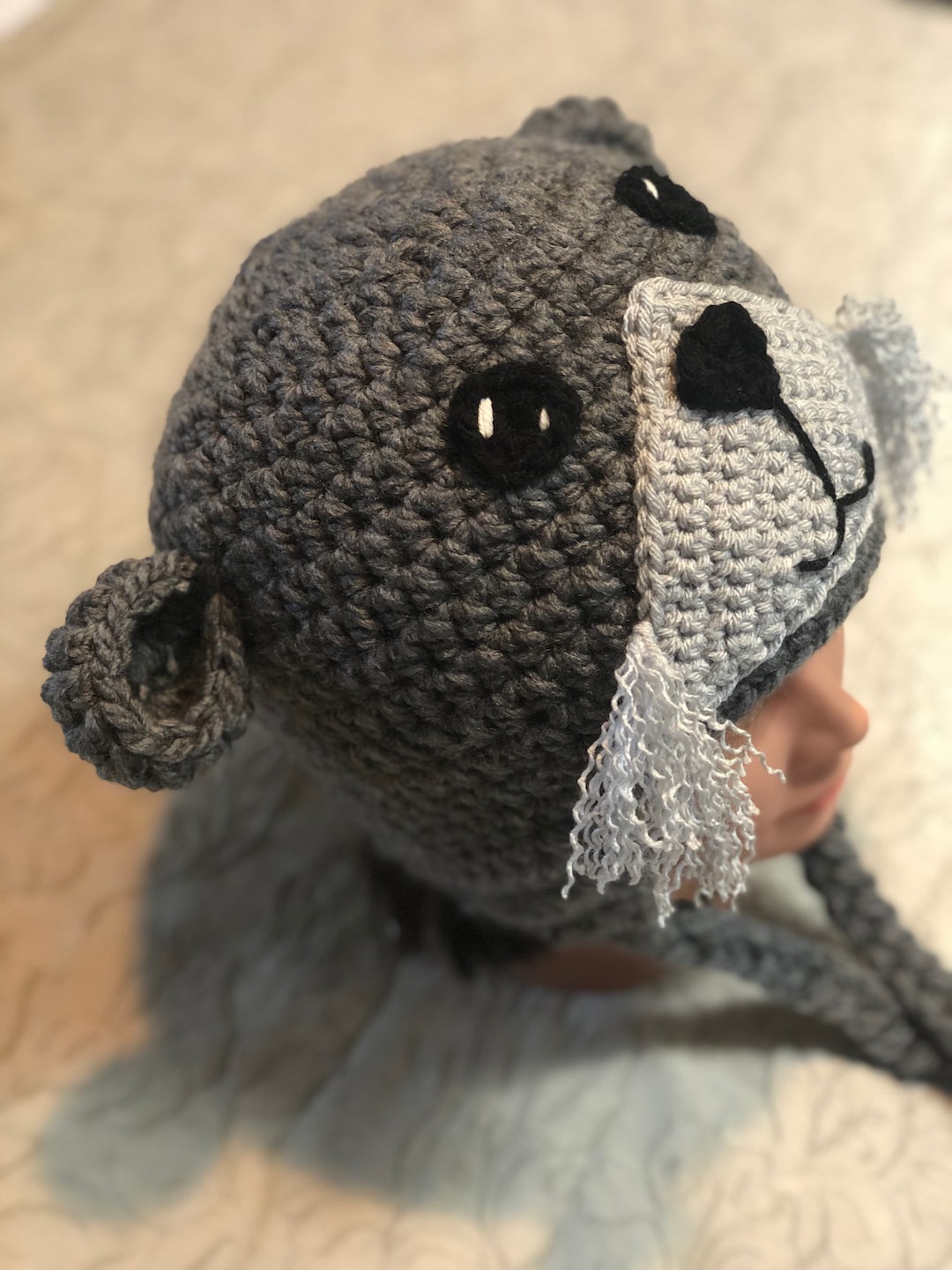 Sea Otter Hat, Crochet Sea Otter Hat, Crochet Otter Hat, Otter Beanie ...