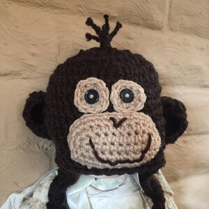 Monkey Hat - Etsy