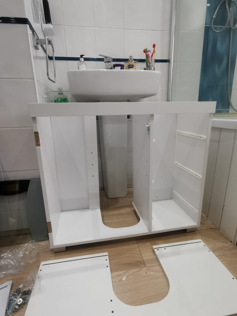 Under Sink Bathroom Cabinet With Drawers – Storage Unit for Washbasins ...