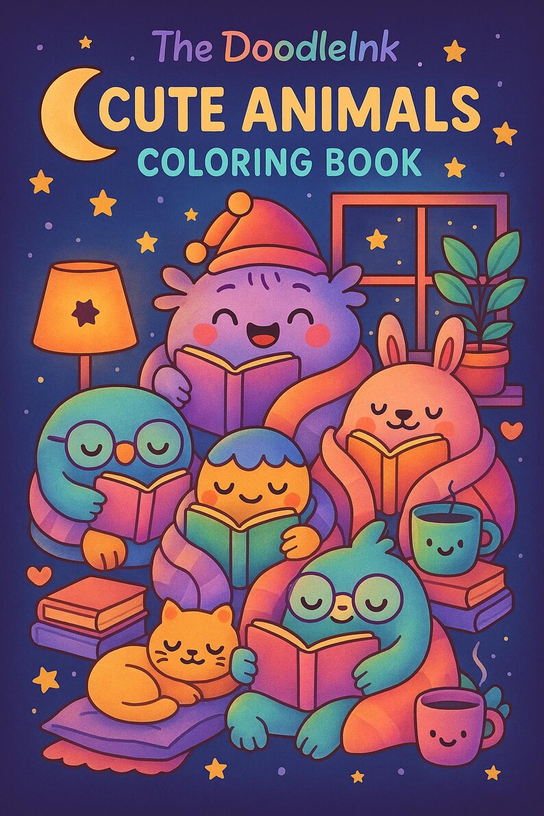 Sweet Monsterland: A Cute Doodle Coloring Book for Kids & Adults ...