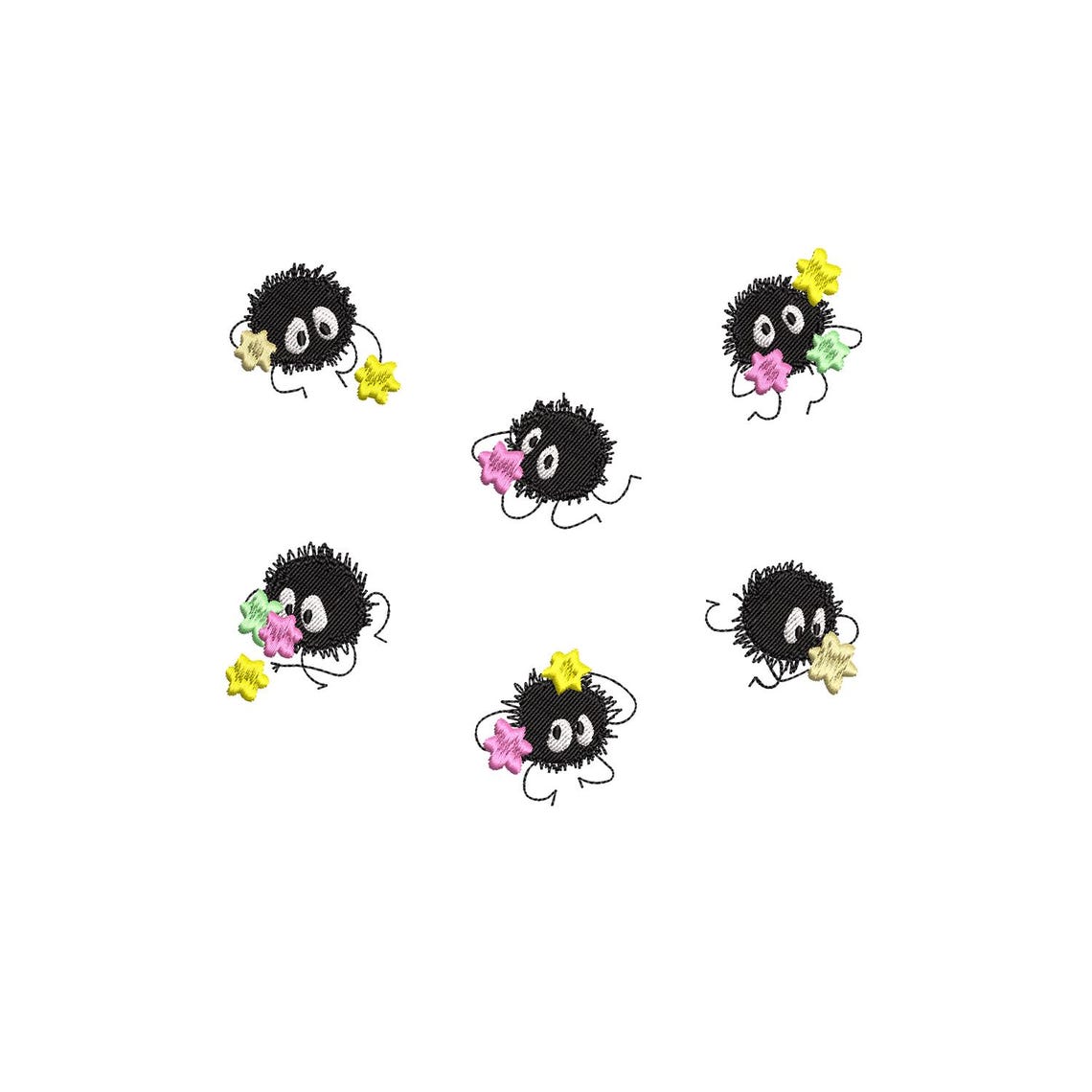 Star Candy Sprites Embroidery Design, Cute Fantasy Dust Sprite Machine ...