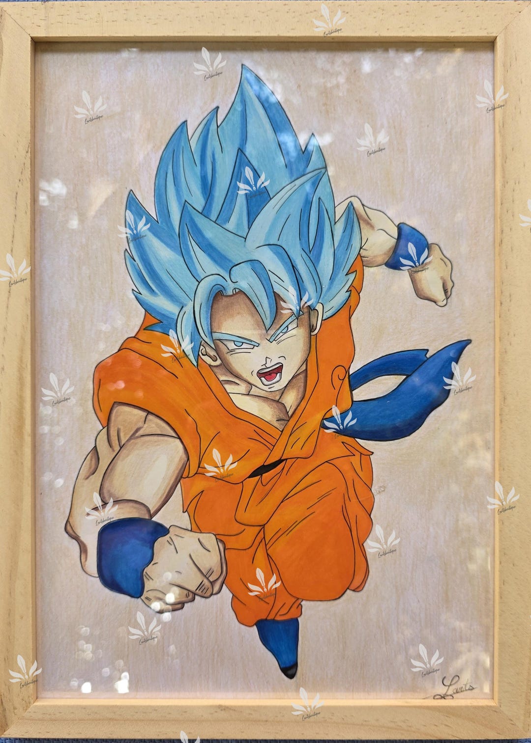 Son Goku Painting - Etsy